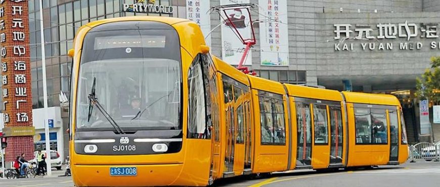 Shanghai Keolis opens first section of Songjiang tram line in China ...