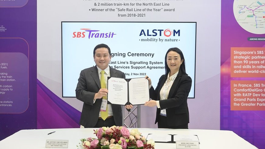 Alstom inks services contract with SBS Transit Rail for North East Line ...