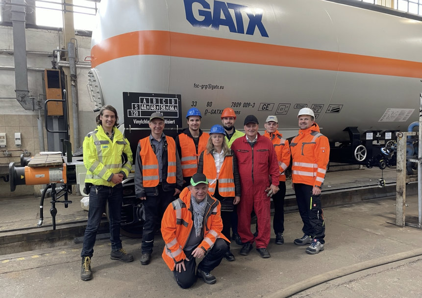 HANDOVER OF NEW SPECIALIZED RAILCARS TO VESTOLIT, CHEMICAL INDUSTRY ...