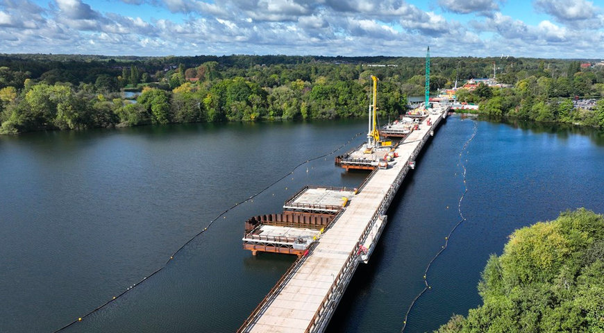 HS2 COMPLETES FOUNDATION WORK FOR UK’S LONGEST RAILWAY BRIDGE | Railway ...